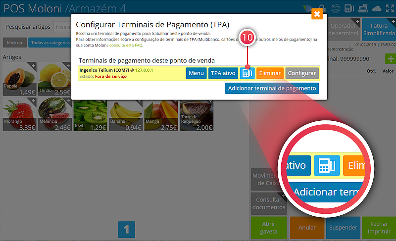 Como adicionar um Terminal de Pagamento Automático (TPA) no POS Mo...