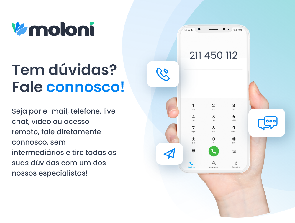 Contactos do Moloni | Software de Facturação Online